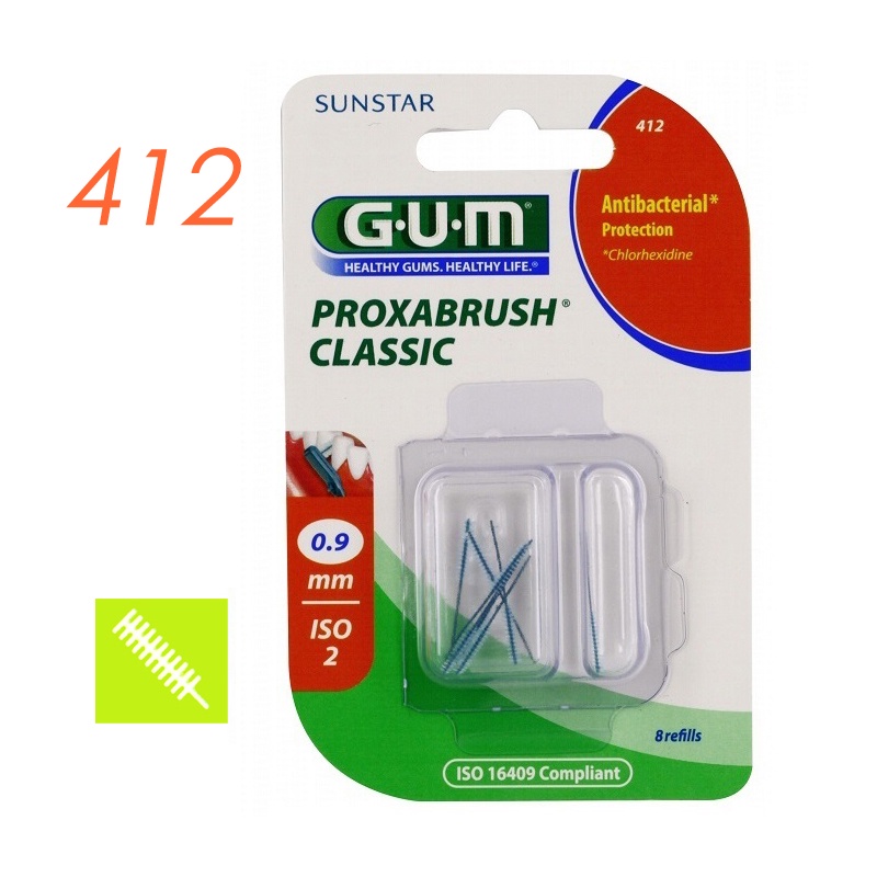 Gum แปรงซอกฟัน Proxabrush Classic Interdental brush handle #625 แปรงซอก ...