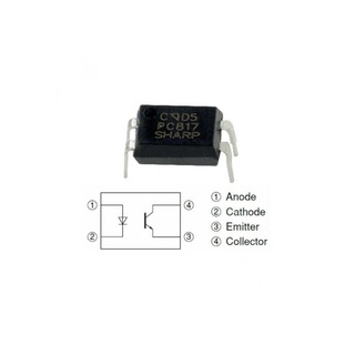 PC817B Original Sharp 1 CH Transistor Output Optocoupler 4 Pin Dip4 Pc817 SHARP | Shopee Thailand