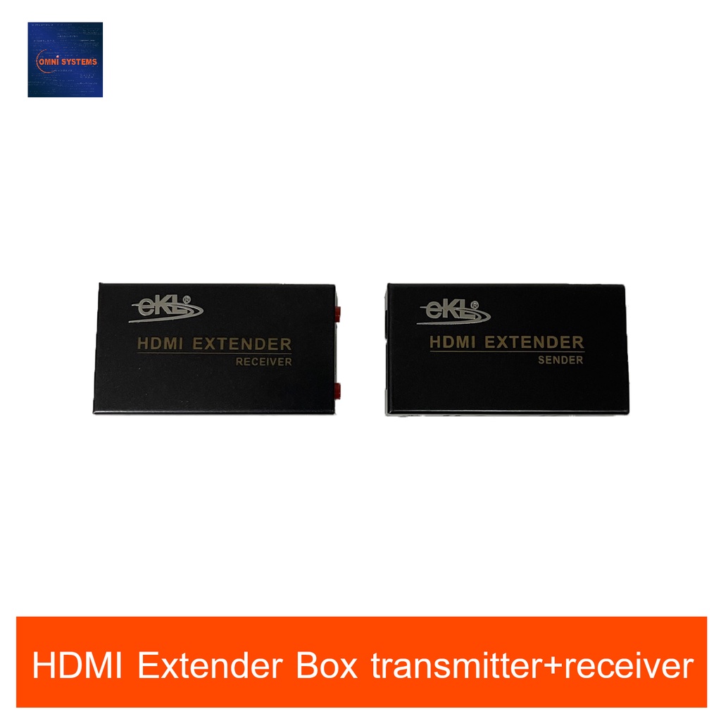 HDMI Extender Box transmitter + receiver (EKL-HE50) | Shopee Thailand