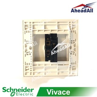 ชุดสวิตช์ทางเดียว 1 ช่อง Vivace Schneider KB31_1 KB31_1_AS | Shopee ...