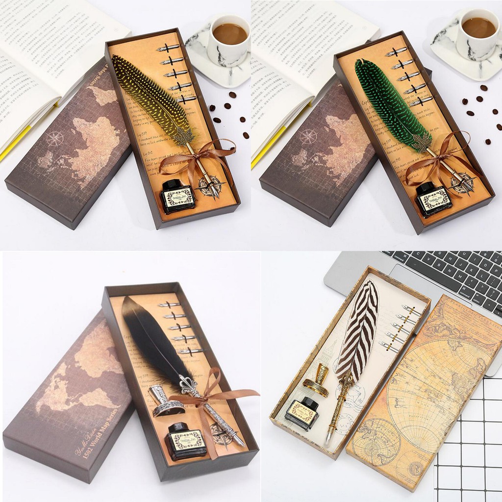 ปากกาขนนก คุณภาพสูง สําหรับ Hadiah Istimewa Premium Pen Bulu ber ...