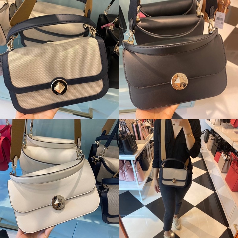 Kate Spade Rep crossbody K7330 smooth leather มี2สายยาว | Shopee Thailand