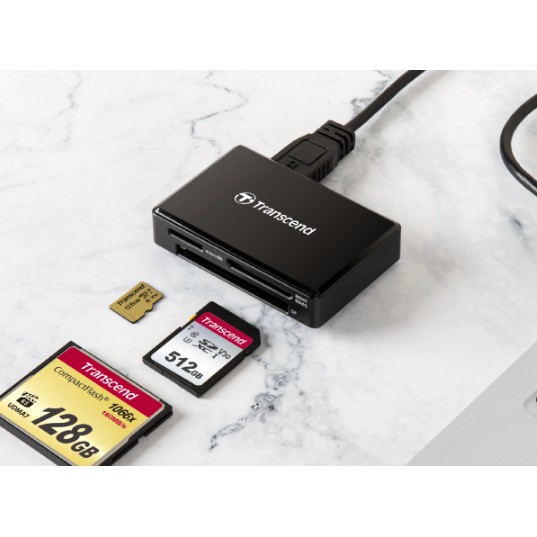 Transcend RDF8 All In One USB3.0 Card Reader (Black) ประกัน 2 ปี ...