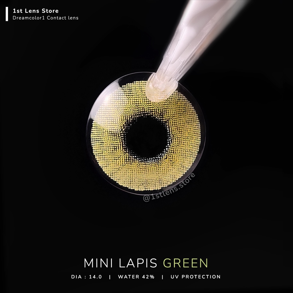 (พร้อมส่ง) คอนแทคเลนส์สีเขียว รุ่น ★ Mini Lapis Green ★ Dreamcolor1 ...