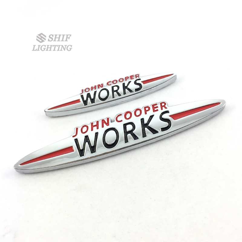 1 X Metal JOHN COOPER WORKS Logo Car Auto Rear Side Emblem Badge ...