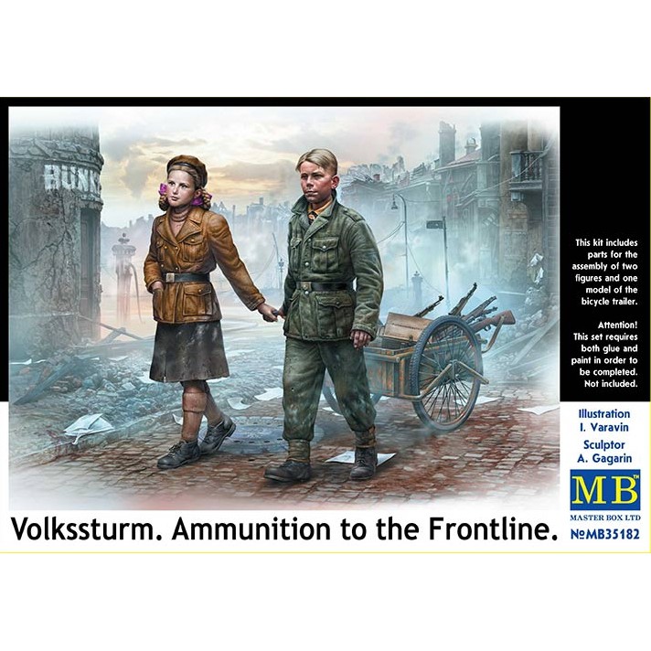 ฟิกเกอร์โมเดล Master Box Model 1/35 MB35182 Volkssturm. Ammunition to ...