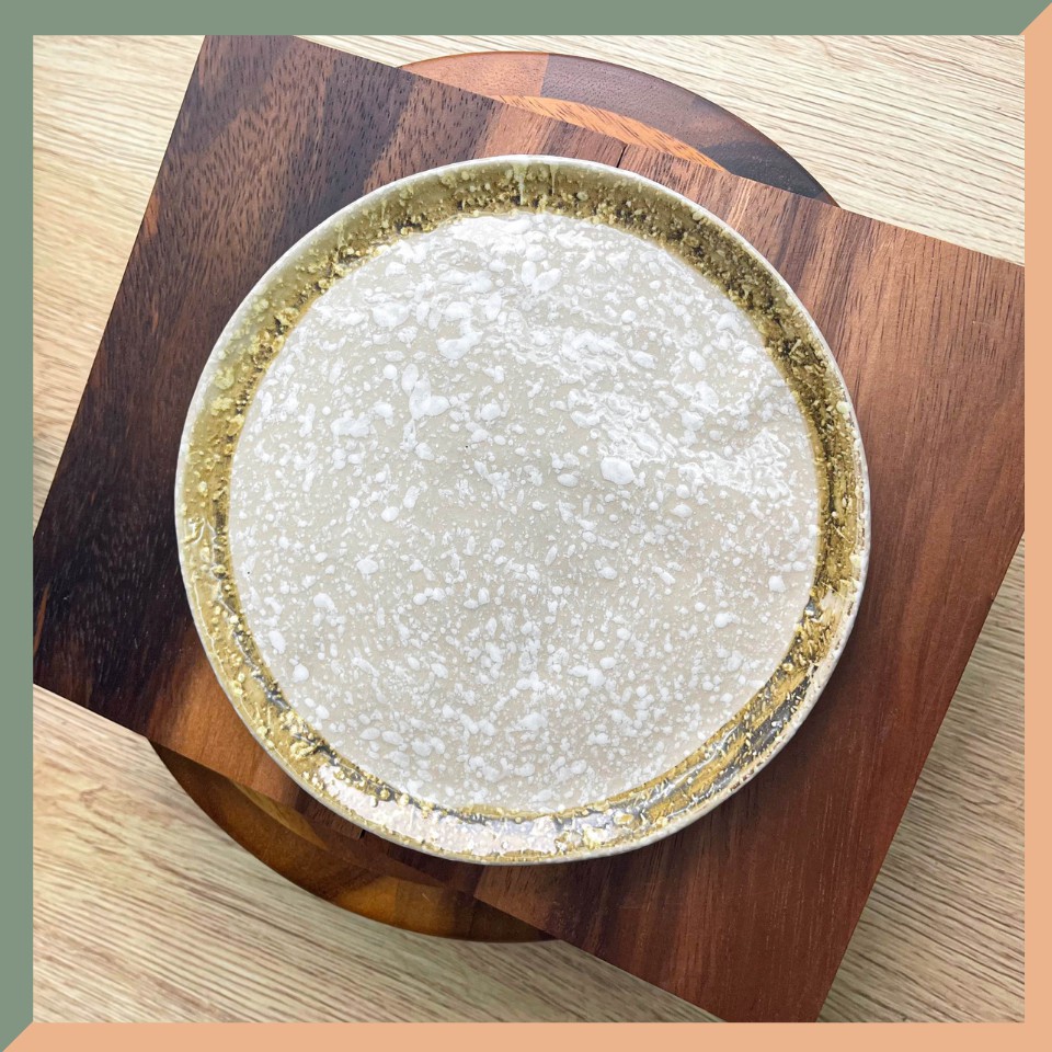 จานอาหารเซรามิค สไตล์มินิมอล รุ่นขอบตั้ง Stone Plate Bowl เข้าไมโครเวฟ ...