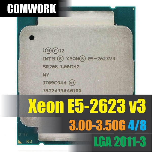 ซีพียู Intel XEON E5 2623 V3 LGA 2011-3 CPU PROCESSOR X99 C612 ...