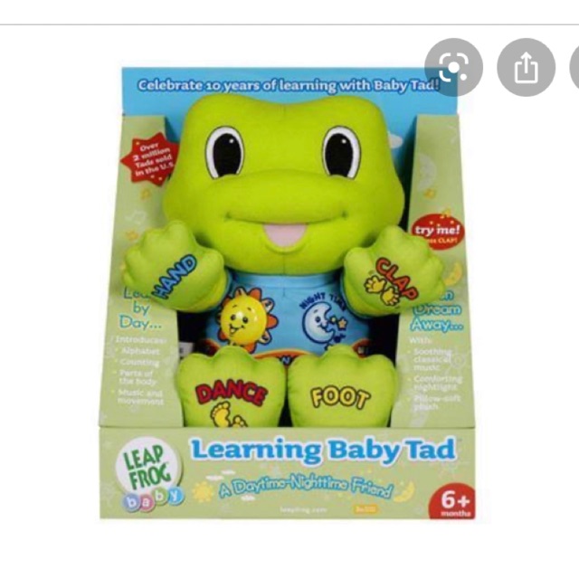 💕💕กบสอน Leapfrog Learning Baby Tad พัฒนาการมือสอง ใช่เล่นแบบโต้ตอบที่ ...