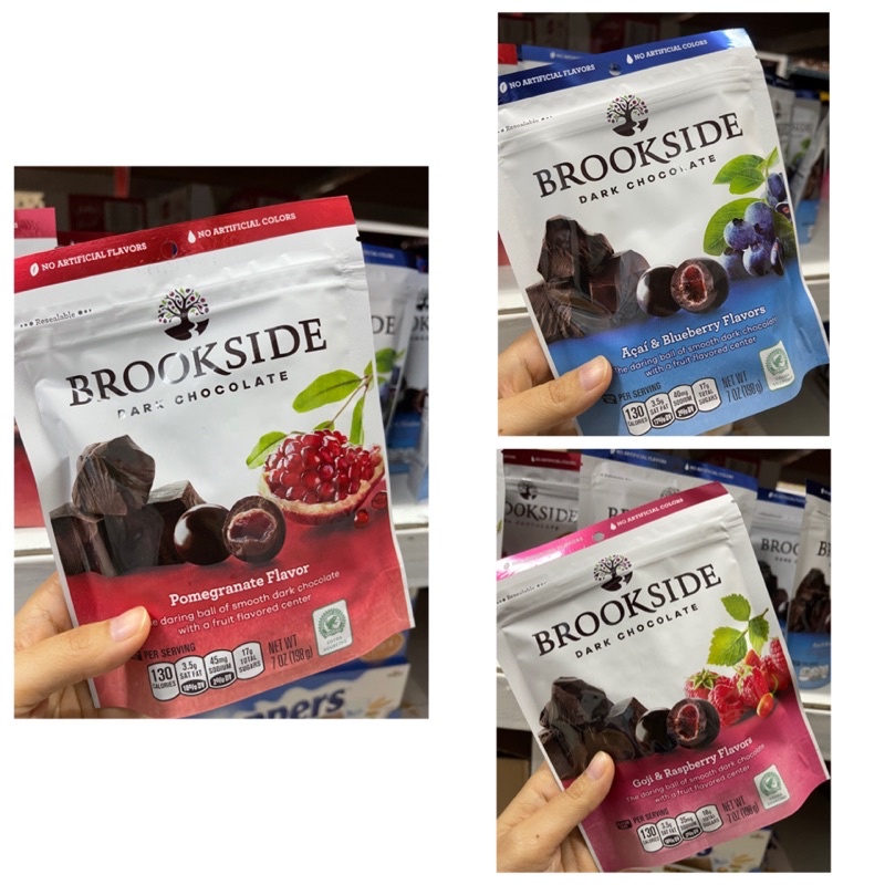 brookside dark chocolate น้ำหนัก 198 g. อ่านรายละเอียดก่อนสั่งซื้อด้วย ...
