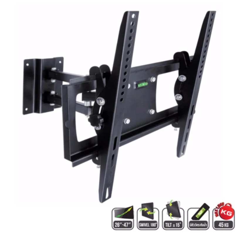 PK ขาแขวนทีวี 26"-47" ปรับได้ทุกทิศทางLED/LCD Moving Wall Mount รุ่น SC ...
