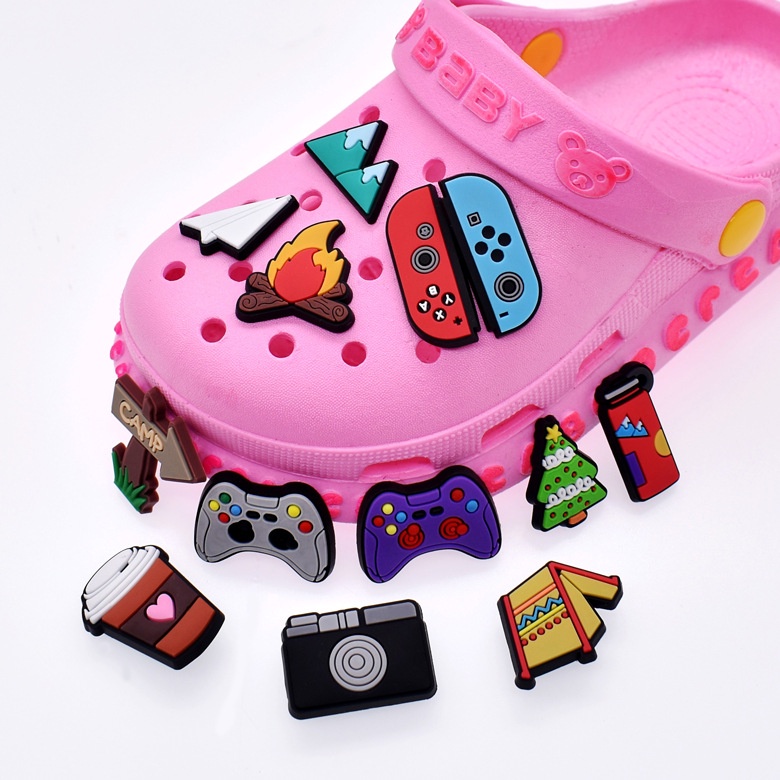 Croc Jibz Pins ปุ่มกดรองเท้า DIY | Shopee Thailand