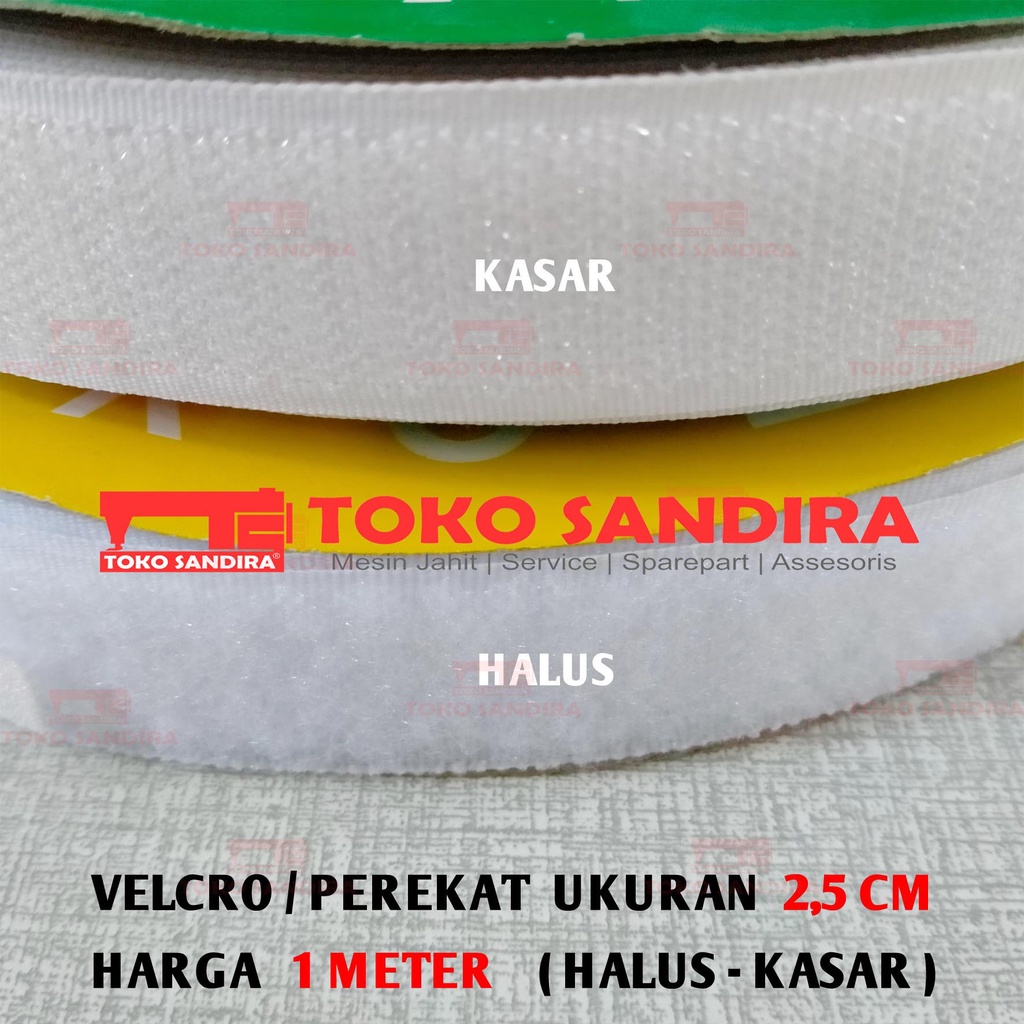 Velcro 1 เมตร 2.5 ซม./1 ในกาว/1 ใน/2.5 ซม. 1 ชุด (หยาบและเรียบ) | Shopee Thailand