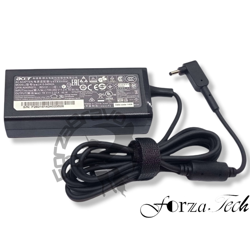 Acer Aspire 3 A314-32 สวิตช์เครื่องชาร์จ Acer Adapter 45W 19V 3.0*1.1mm ...