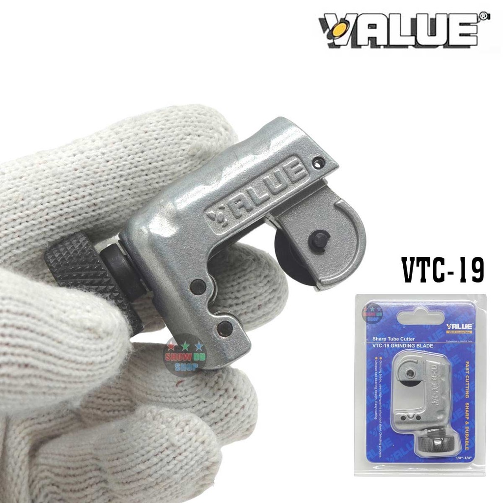 คัตเตอร์ตัดท่อ ตัวเล็ก mini VALUE รุ่น VTC-19 , cutter pipe cutter ...