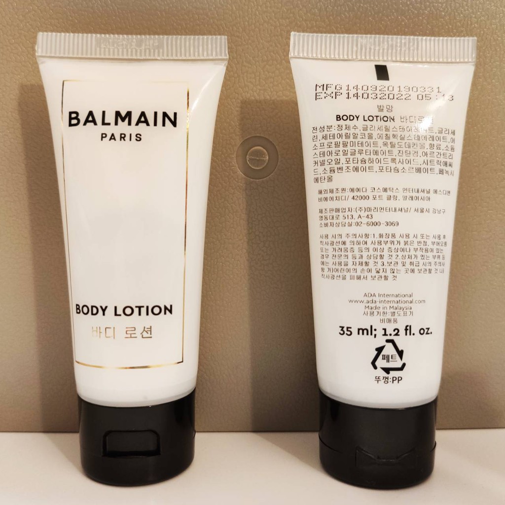 BALMAIN PARIS LUXURY AMENITIES - 35ml(1.2 oz) / 30g. (Shampoo ...