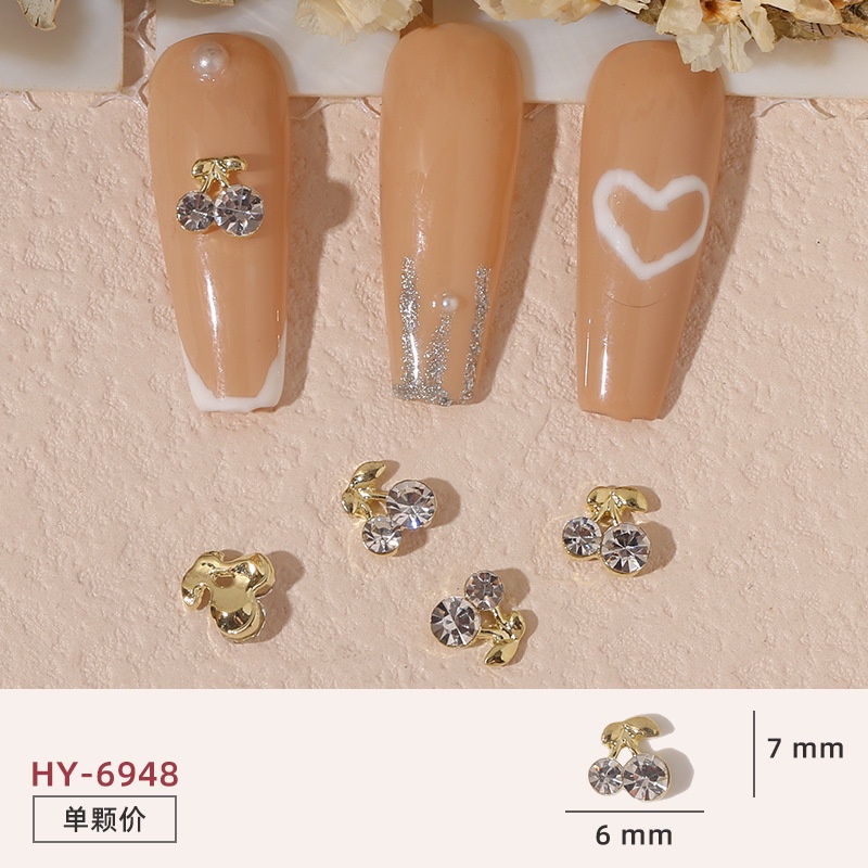 อุปกรณ์ตกแต่งเล็บ เพชรอัลลอย รูปหมี สําหรับตกแต่งเล็บ | Shopee Thailand