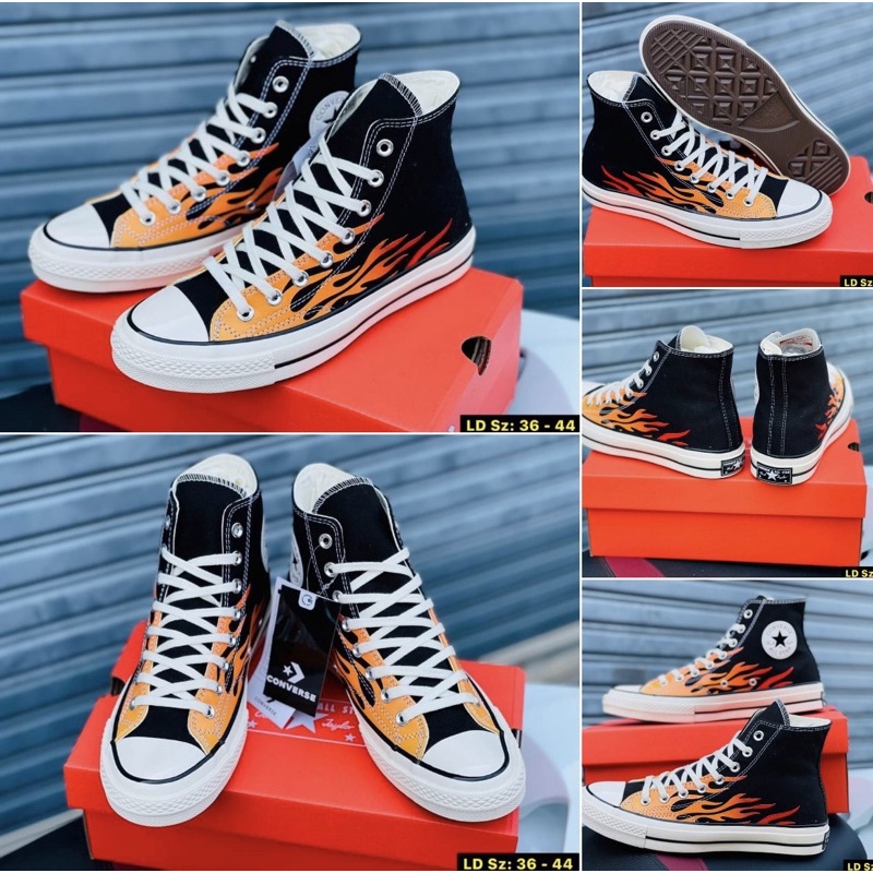 🎉🔥converse flame 1970s ลายไฟสุดเท่ห์ ️‍🔥🔥 | Shopee Thailand