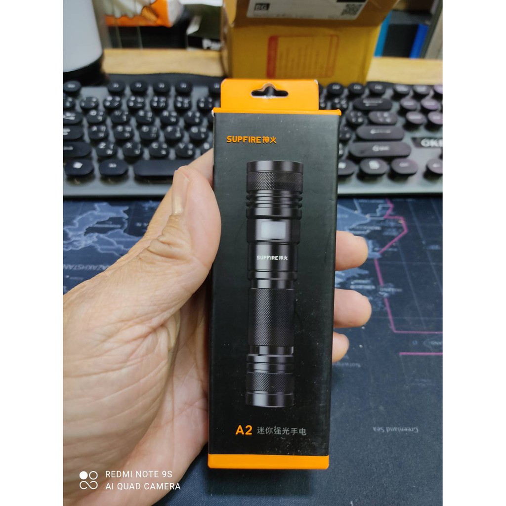 ไฟฉาย SupFire A2 แบตในตัว ชาร์จ Usb C | Shopee Thailand