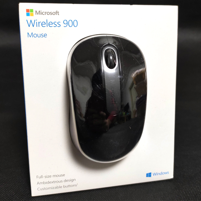 เม้าส์ Microsoft 900 wireless mouse USB big mouse business notebook ...
