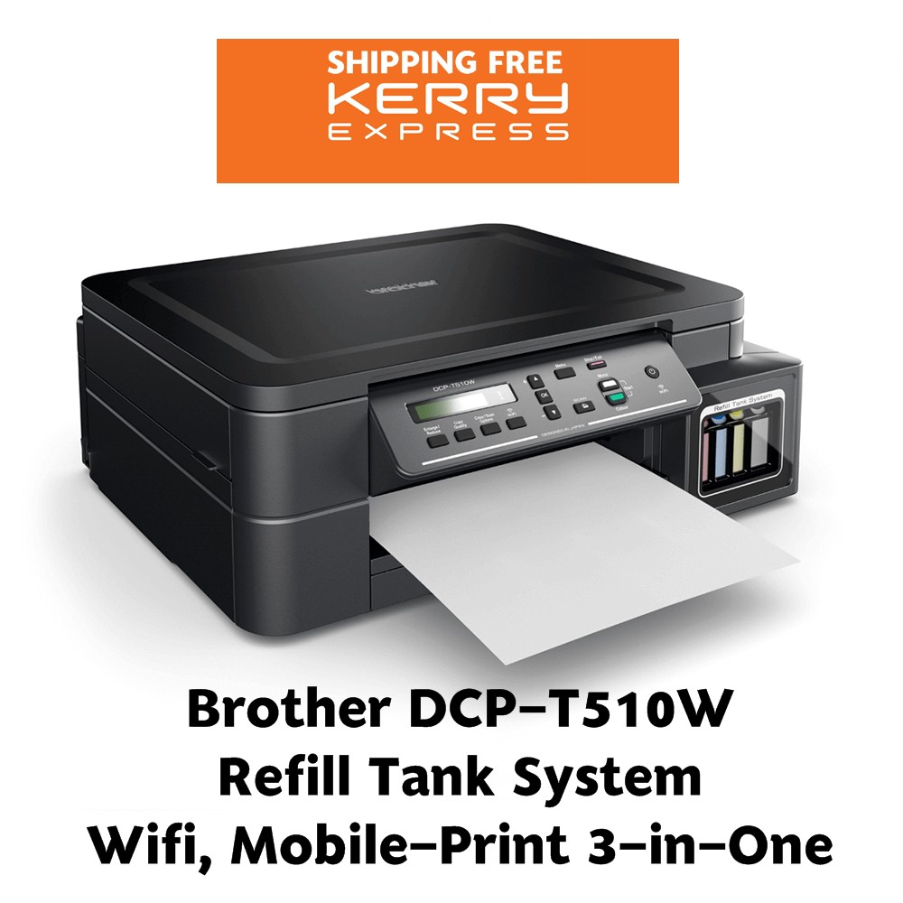 Brother DCP-T510W Refill Tank System – Wifi, Mobile-Print 3-in-One | Shopee Thailand