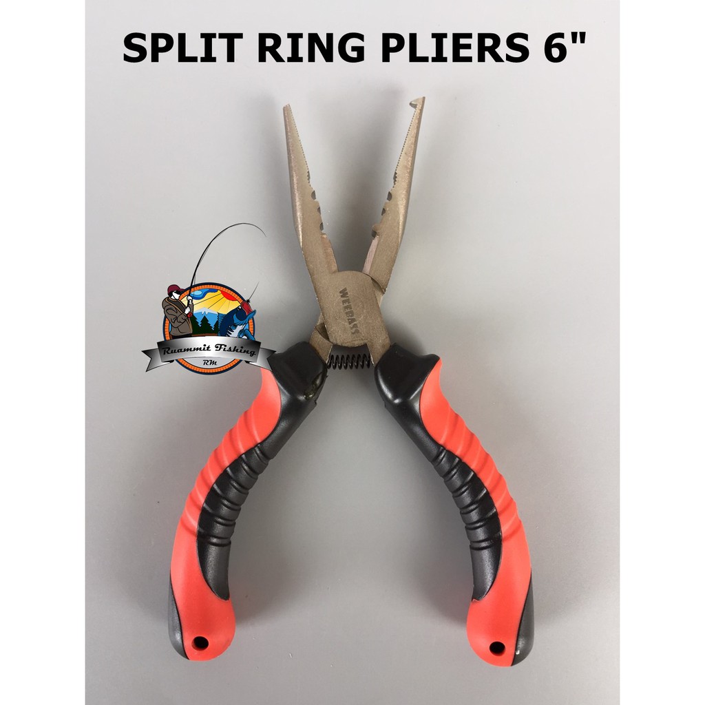 คีมตัดลวดวีแบส SPLIT RING PLIERS by WEEBASS (คีมอเนกประสงค์) | Shopee Thailand