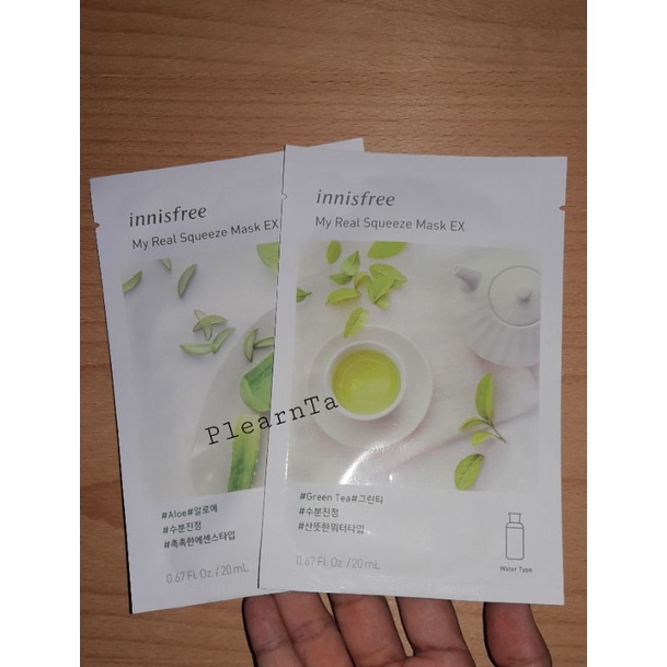 [ของแท้ 100%] มาส์กแบบแผ่น innisfree My Real Squeeze Mask EX (20 ml.) | Shopee Thailand