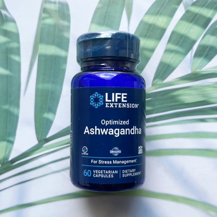 (Life Extension®) Optimized Ashwagandha Extract 60 Vegetarian Capsules ...