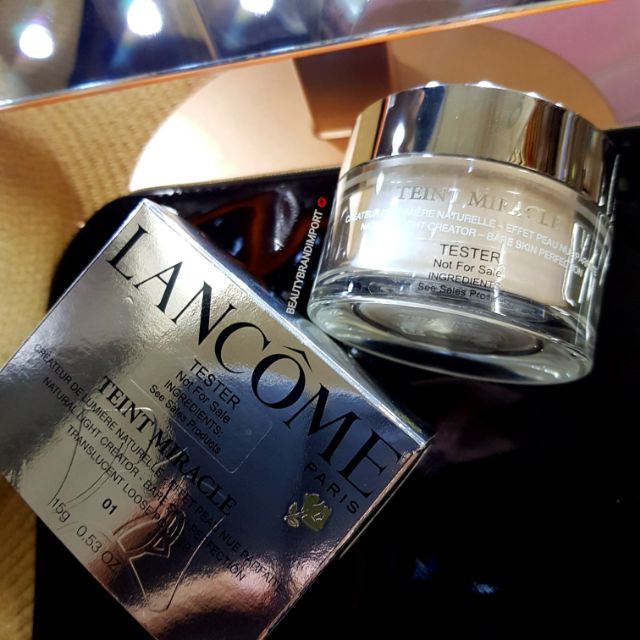 Lancome Teint Miracle Translucent Loose Powder กล่อง tester | Shopee ...