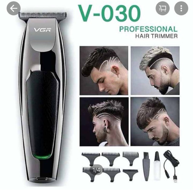 ปัตตาเลี่ยน VGR V-030 ตัด แต่ง กันขอบ แกะลาย | Shopee Thailand