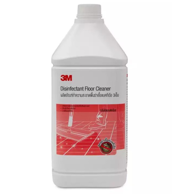 3M น้ำยาทำความสะอาดพื้นฆ่าเชื้อแบคทีเรีย กลิ่นโรแมนติกโรส ขนาด 3.8L ...