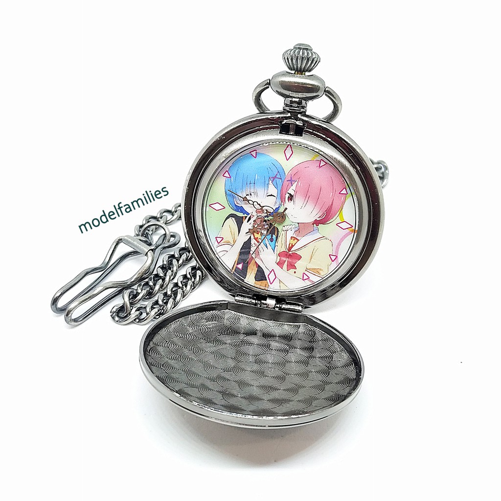 Rem Re Zero - Premium Pocket Watch นาฬิกา การ์ตูน Re:Zero kara Hajimeru ...
