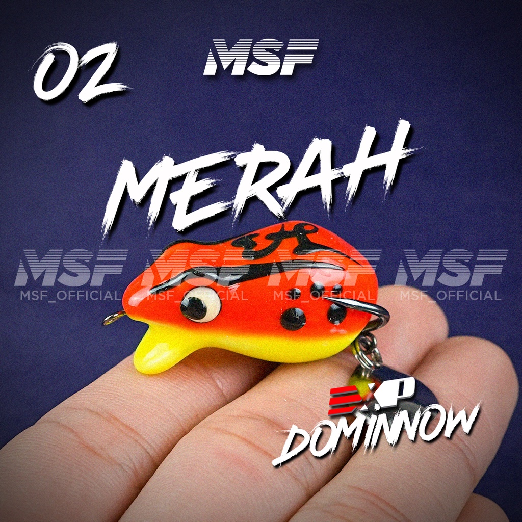 [MSF] Exp Dominnow & Dominnow V2 กบนุ่ม 3.6 ซม. / 4.7 ซม. Katak Getah Haruan หล่อ | Shopee Thailand
