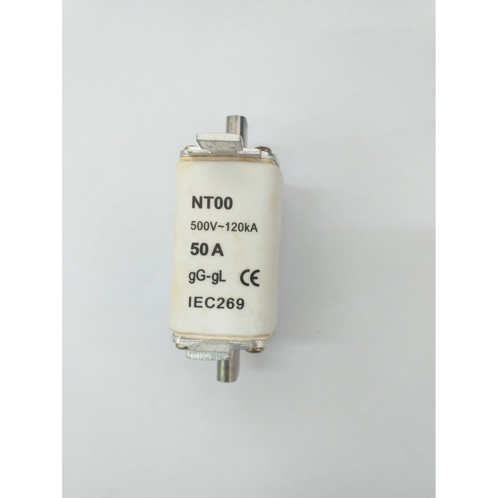 ฟิวส์ใบมีด(๋HRC FUSE) รุ่น NT00 (16A,20A,25A,32A,40A,50A,63A,80A,100A,125A,160A) | Shopee Thailand