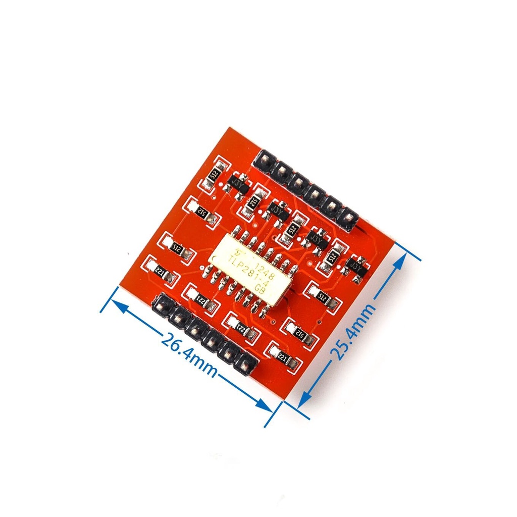 Tlp281 4 Ch 4-Channel Opto-Isolator Ic โมดูลสําหรับ Arduino ระดับสูงและ ...