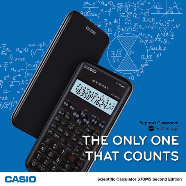 ♞Casio fx 570ms 2nd edition Scientific Calculator 570ms2 570ms II FX ...