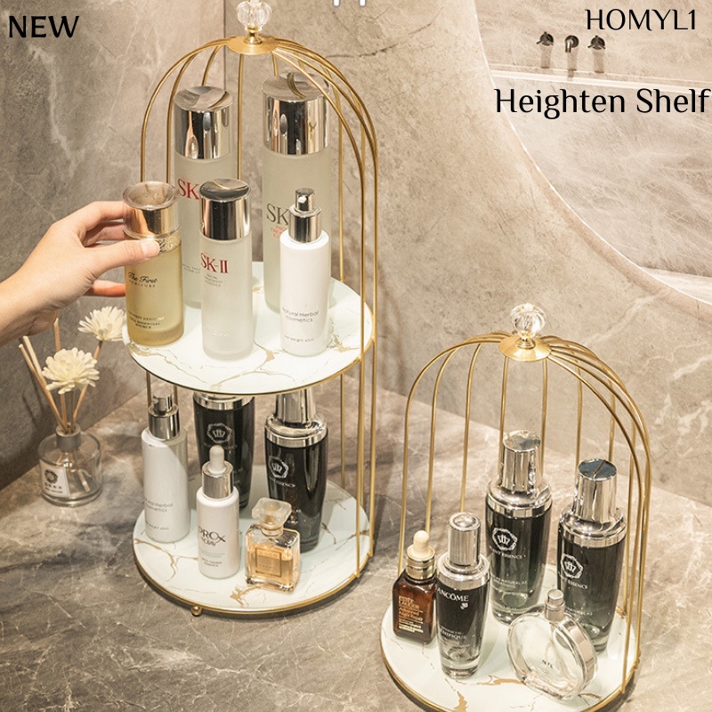 Perfume Rack Makeup Jewelry Display Shelf Creams Tray jewellery metal ...