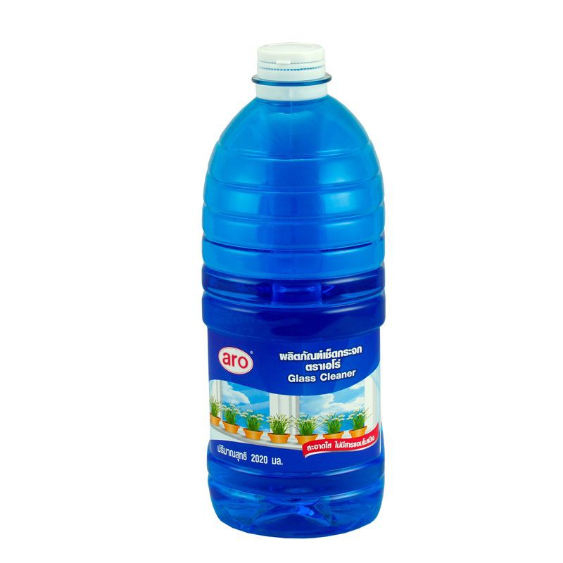 เอโร่ น้ำยาเช็ดกระจก แกลลอน 2020 มล. Aro Glass Cleaner Gallon 2020 ml ...