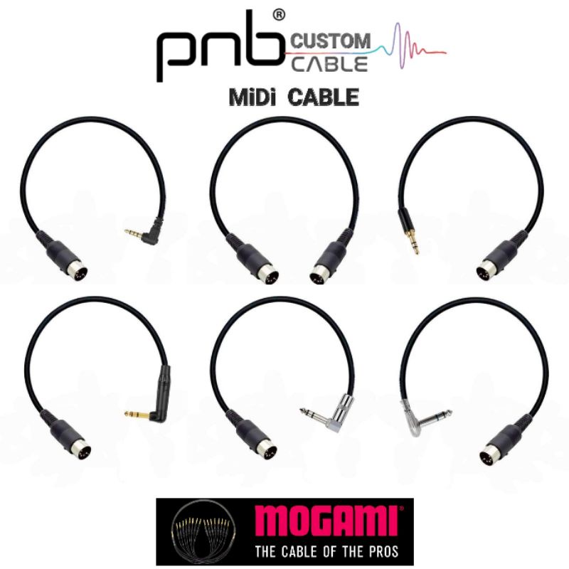 PNB MiDi CABLE สาย midi สำหรับเครื่องดนตรี มี 6 แบบ เลือกความยาวได้ ...