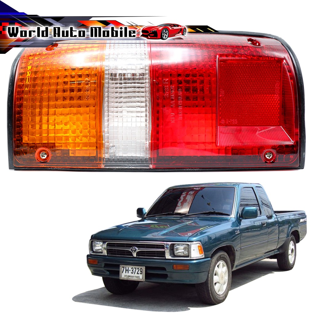ไฟท้าย + ชุดสายไฟ+หลอด Rh Toyota LN85 Mighty-X LN85 RN85 87 106 ปี1989 ...