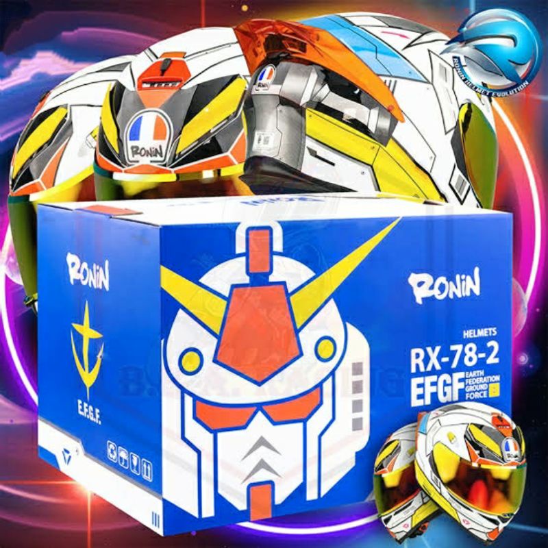 หมวกกันน็อค RONIN GUNDAM Series GM RX-78-2 Limited Edition (SIZE L/58 ...