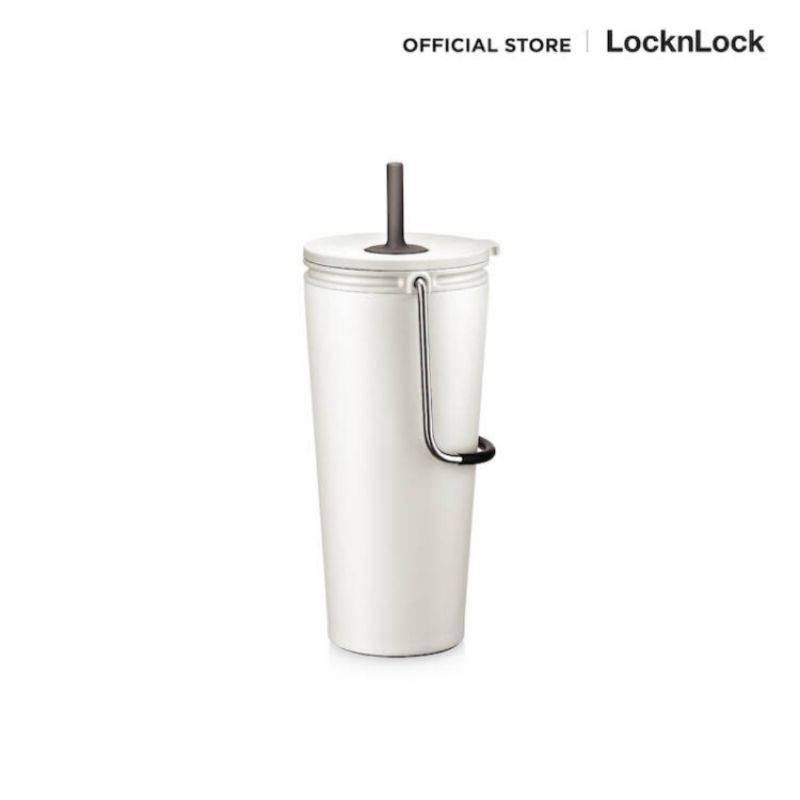 LocknLock - แก้วน้ำเก็บความร้อนเย็นพร้อมหลอด รุ่น LHC4268 | Shopee Thailand
