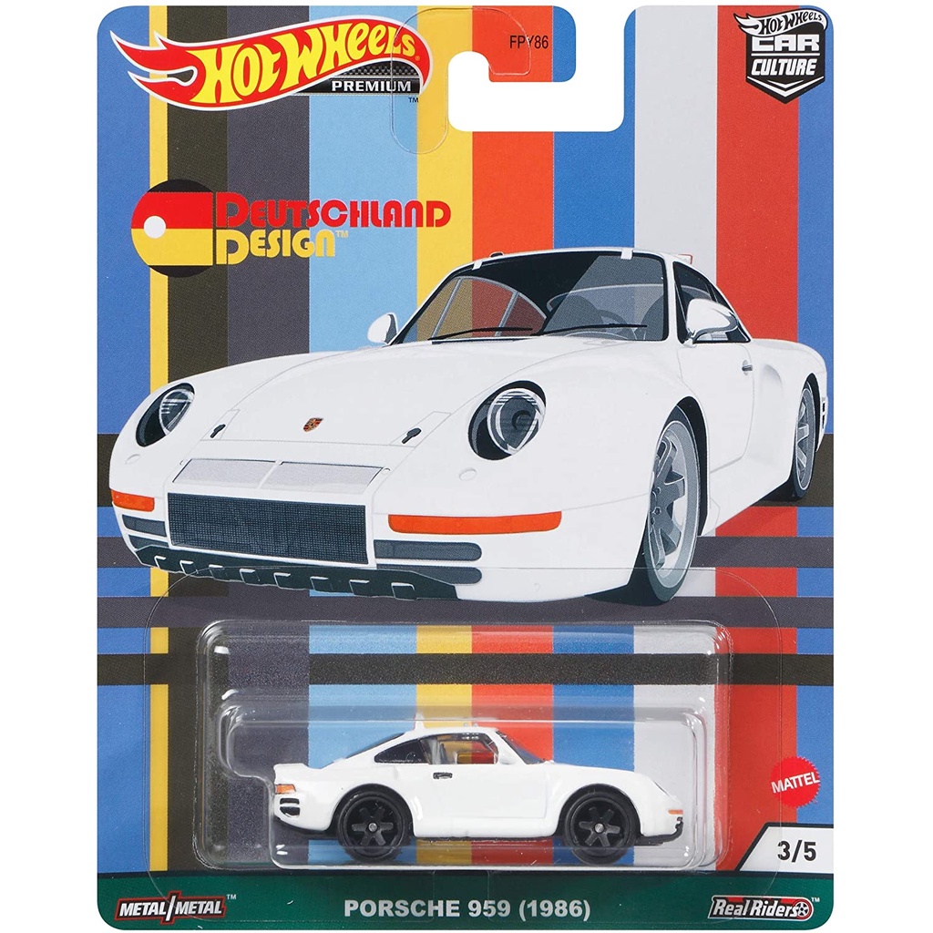 Hot Wheels Car Culture Deuturant Design - Porsche 959 (1986) GRJ70 ...