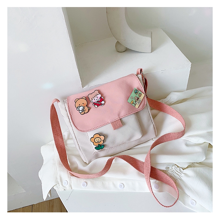ifashionbag(IF1407) -N3กระเป๋าสะพายข้างทรูโทน | Shopee Thailand