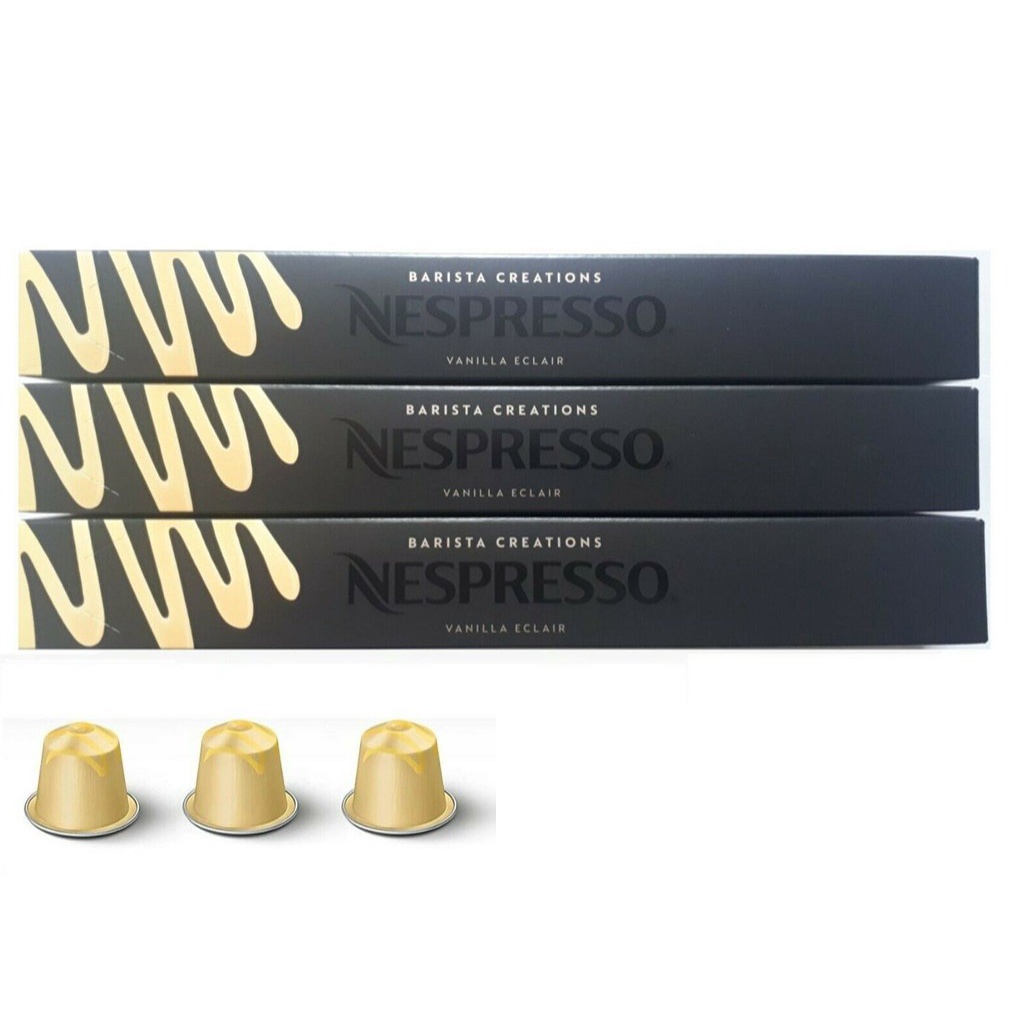 Nespresso Vanilla Éclair Ground Coffee Capsule เนสเพรสโซ วานิลลา กาแฟ ...