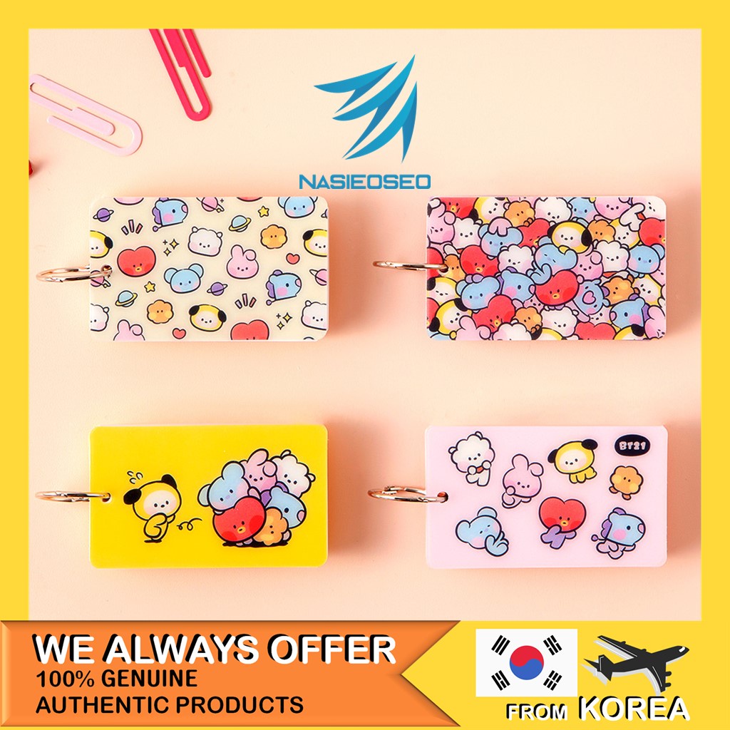 BTS BT21 Minini Ring Vocabulary Note | Shopee Thailand