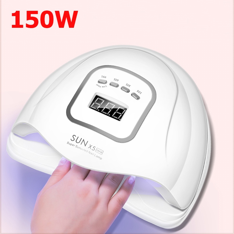 SUN X5plusเครื่องอบเล็บเจล 150วัตต์ UV LED Smart LampNail Dryer 2.0 SUN ...