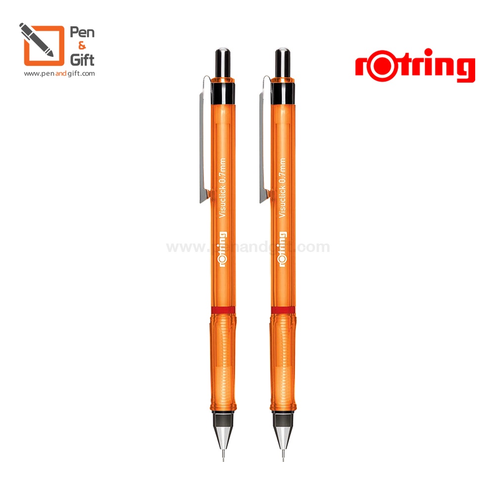 rOtring Visuclick Mechanical Pencil 2B 0.5 mm. Lead Green,Orange ...