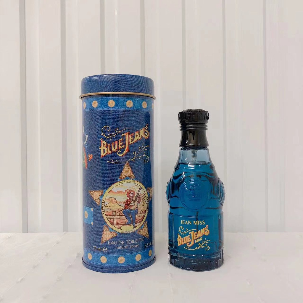 น้ำหอมผู้ชาย BLUE JEAN MISS 75ML กลิ่นหอมติดทนนาน แพ็คเกจมาใหม่ ขวด ...