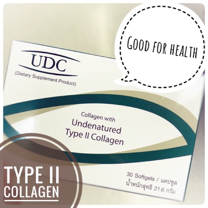 (UC-II) Collagen with Undenatured type II COLLAGEN (30 capsules/กล่อง ...